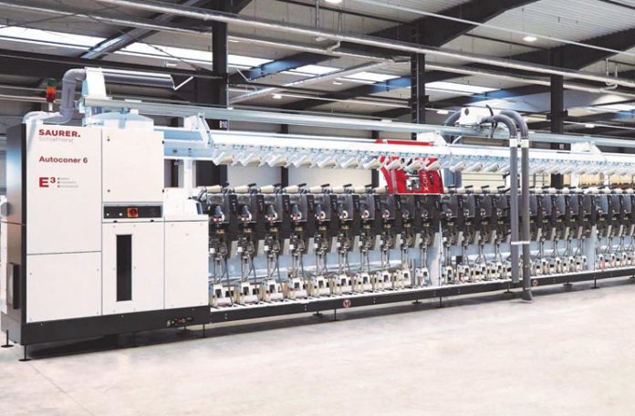 Autoconer 6 with E³ more productive and economical - Textilegence